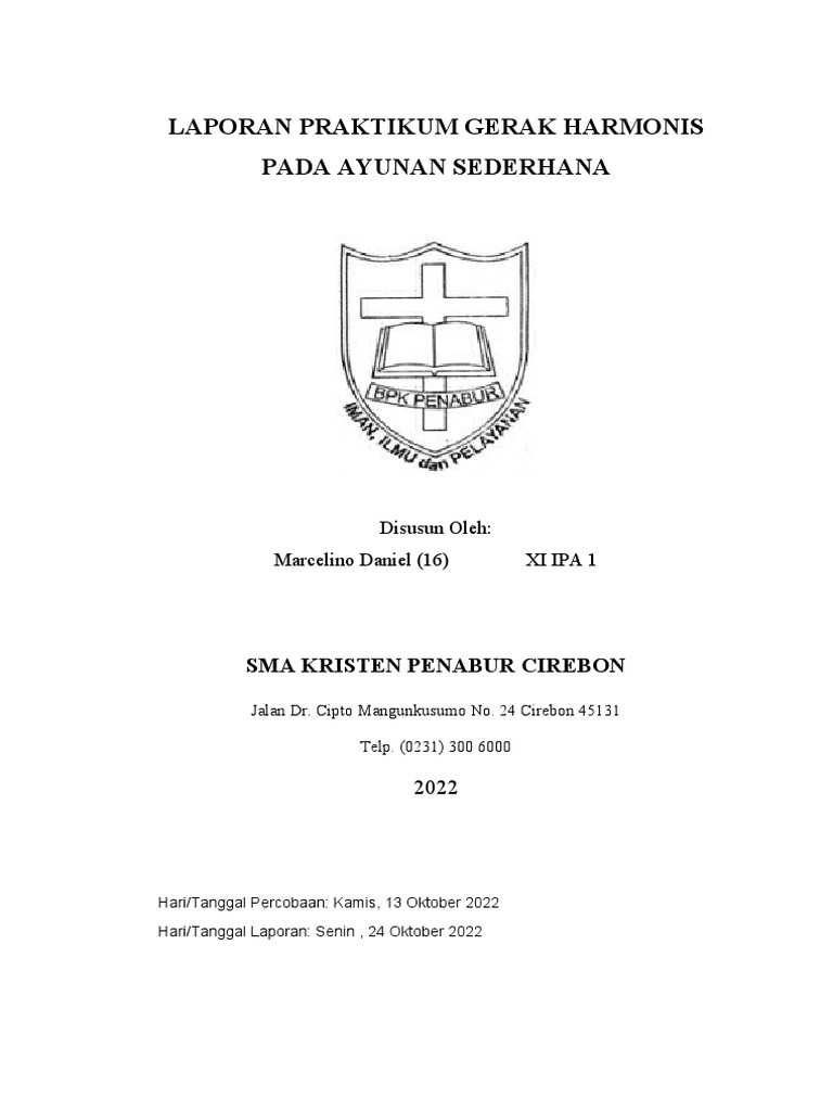 Gerak Harmonis Ayunan Sederhana | PDF | Metode & Bahan Ajar