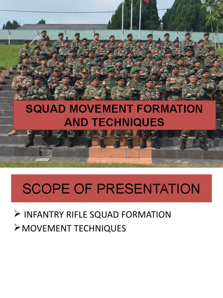 Movement Formation and Techniques | PDF | Military Units And Formations ...