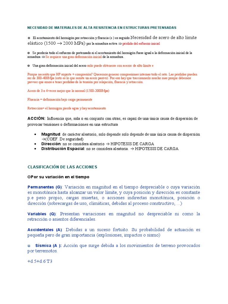 Necesidad de Materiales de Alta Resistencia en Estructuras Pretensadas ...