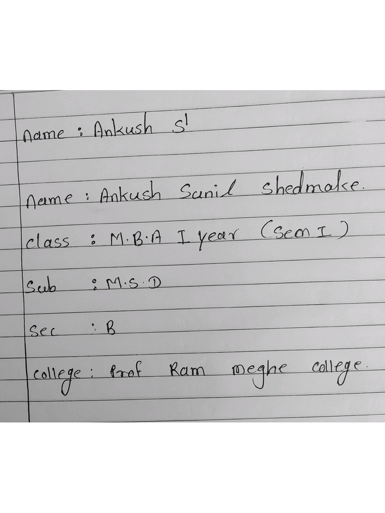 Assignment MSD Dox Ankush | PDF