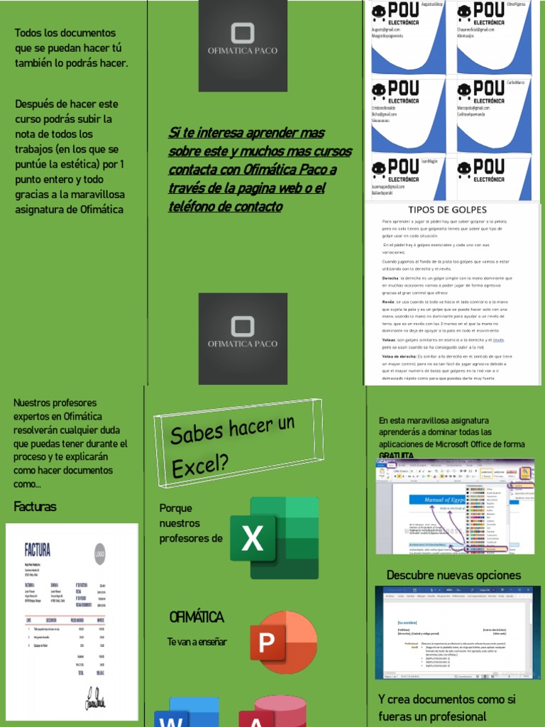 Triptico Ofimatica | PDF