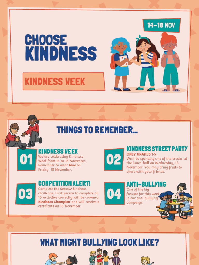 Anti-Bullying Mini-Lesson and Tree of Kindness Activity - 14 Nov 2022 | PDF