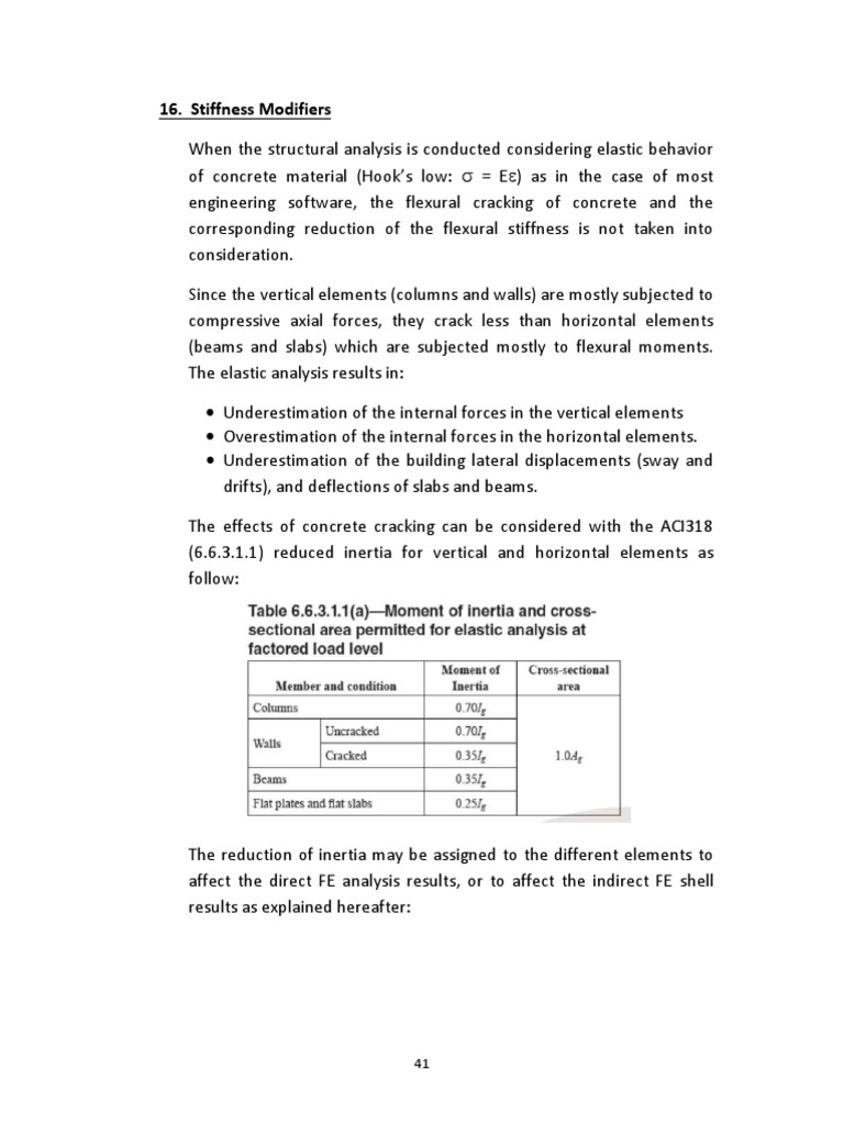 Stiffness Modifier | PDF | Beam (Structure) | Stiffness