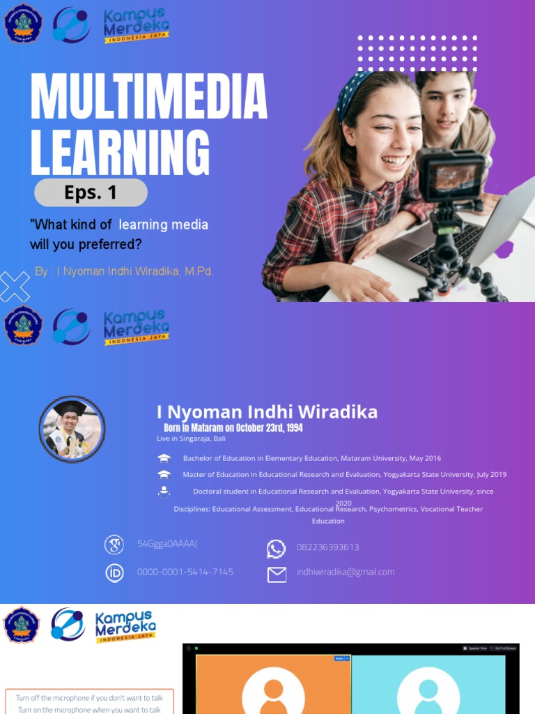 Media Pembelajaran Multimedia Efektif | PDF | Seni
