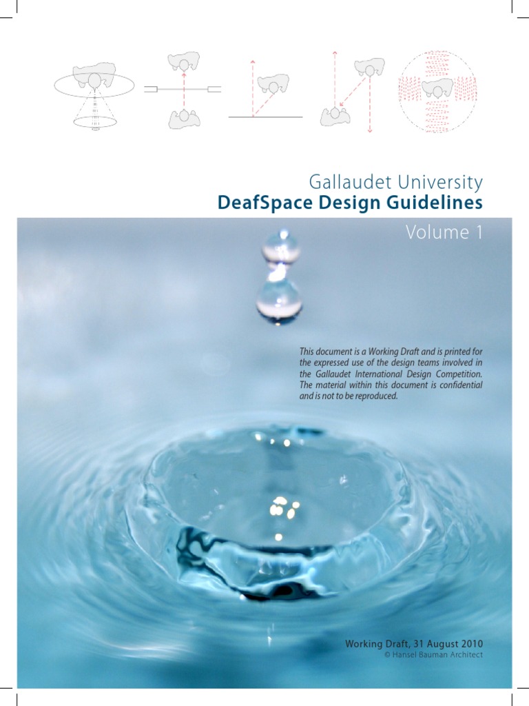 Deafspace Design Guidelines | PDF | Deafness | Hearing Loss