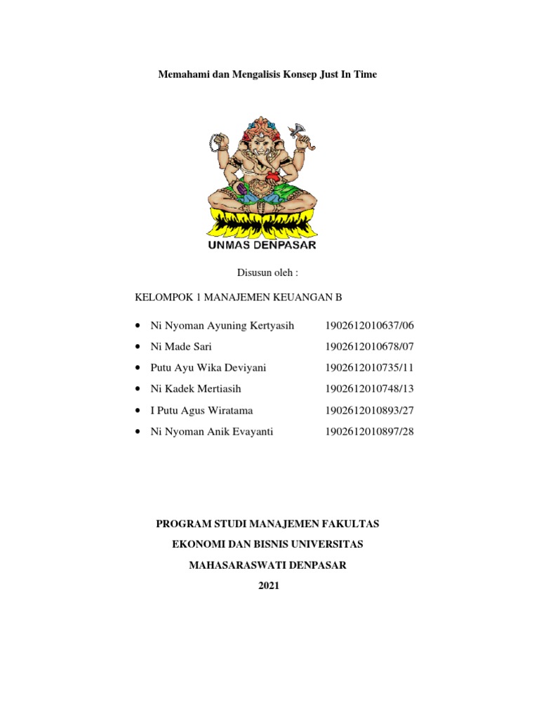 RMK 10, Kelompok 1 | PDF