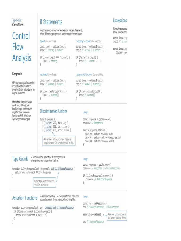 Typescript Control Flow Analysis Pdf