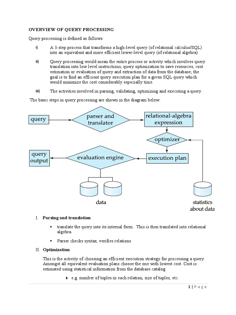 Chapter 2 Querry Proccessing | PDF | Relational Model | Databases