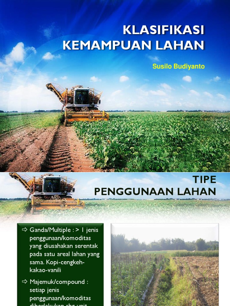 TGKL7 - Klasifikasi Kemampuan Lahan | PDF