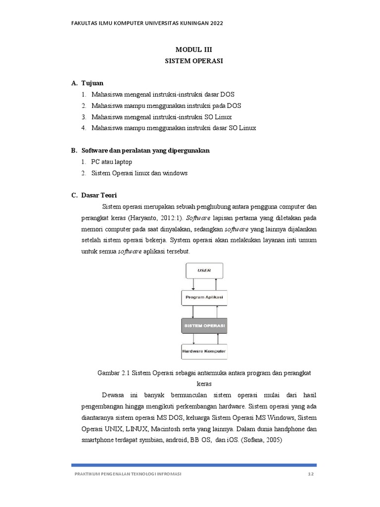 M3 14. Modul Praktikum Pengantar Teknologi Informasi (TI) | PDF