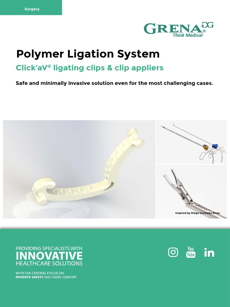 Grena Flergangstenger Og Klips | PDF | Endoscopy | Major Trauma