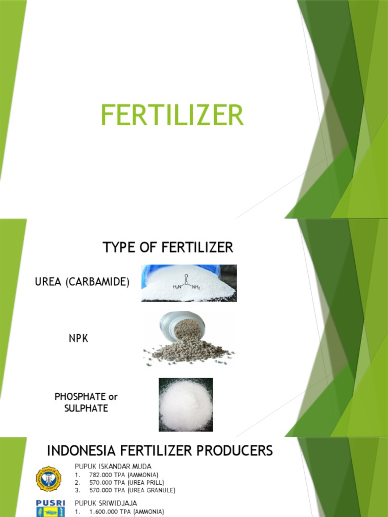 Fertilizer Presentation | PDF | Technology & Engineering