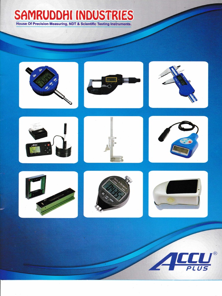 Accuplus Catlog | Download Free PDF | Metrology | Measuring Instrument