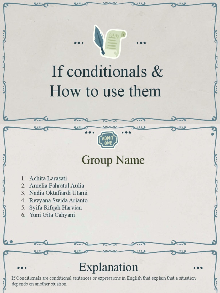 If Conditionals | PDF | Cognitive Science | Linguistics