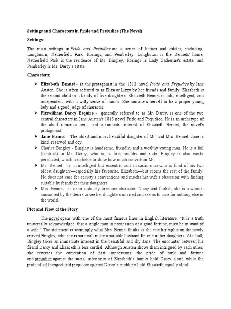 Pride and Prejudice | PDF | Pride And Prejudice | Mr. Darcy