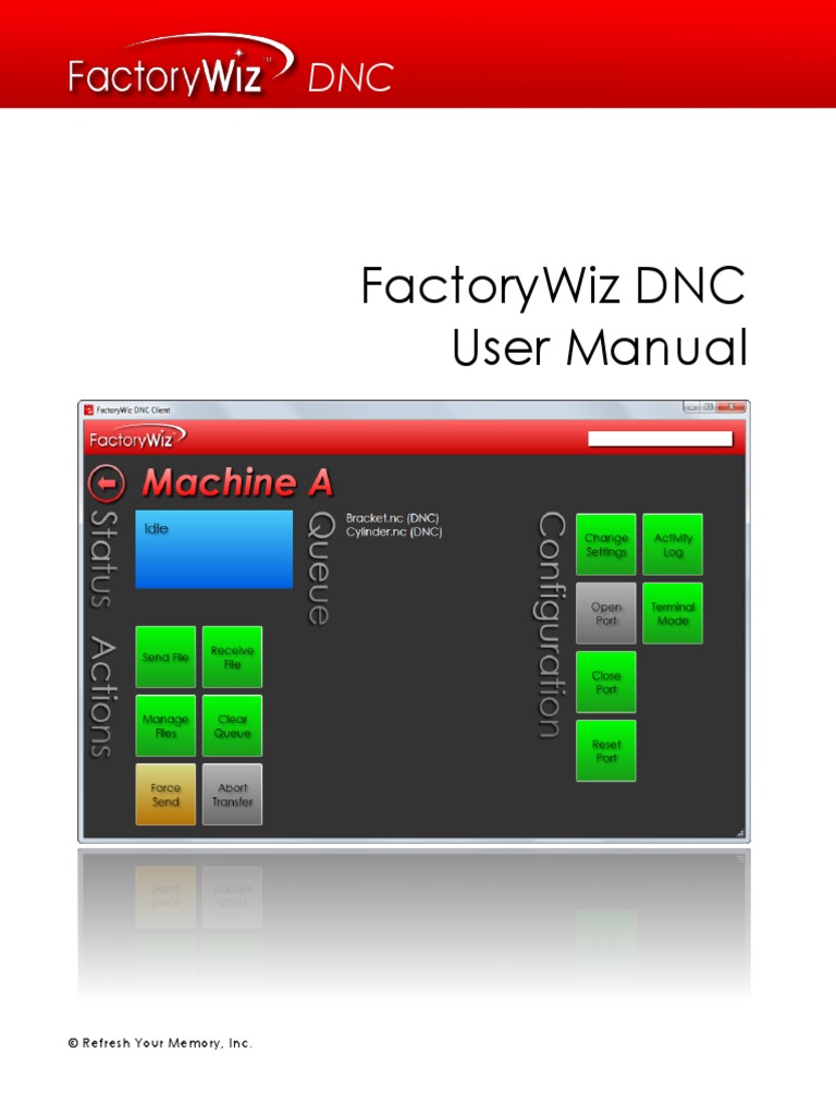 FactoryWiz DNC Manual | PDF | Computer File | Icon (Computing)