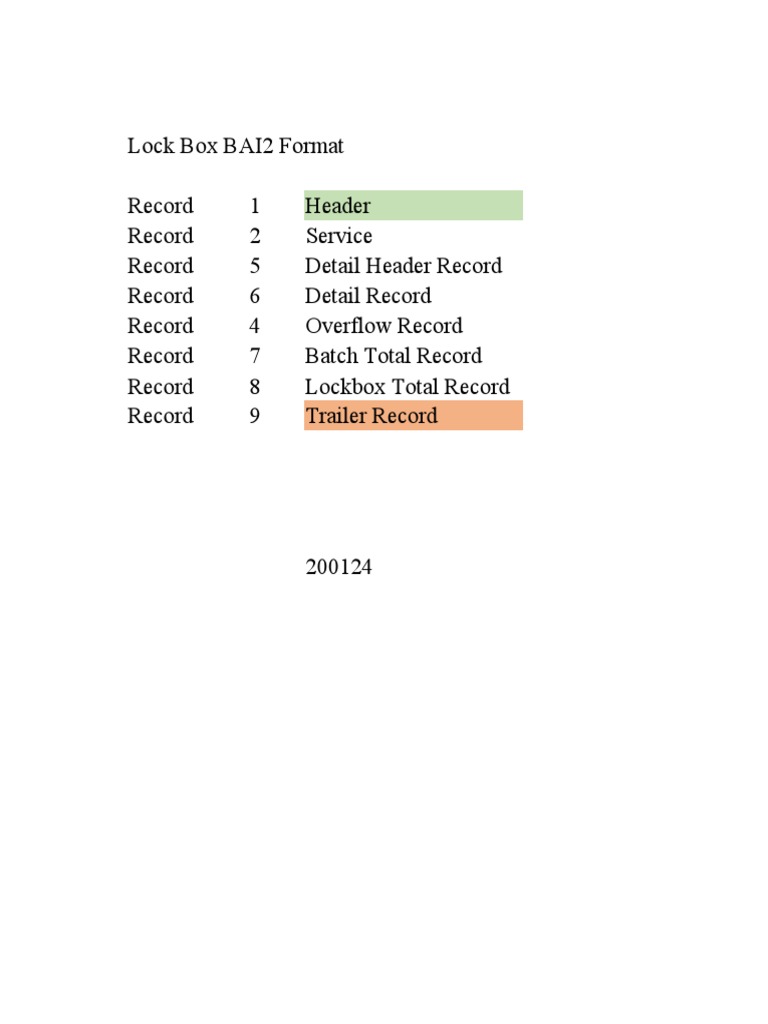 Lockbox File Format | PDF | Cheque | Invoice