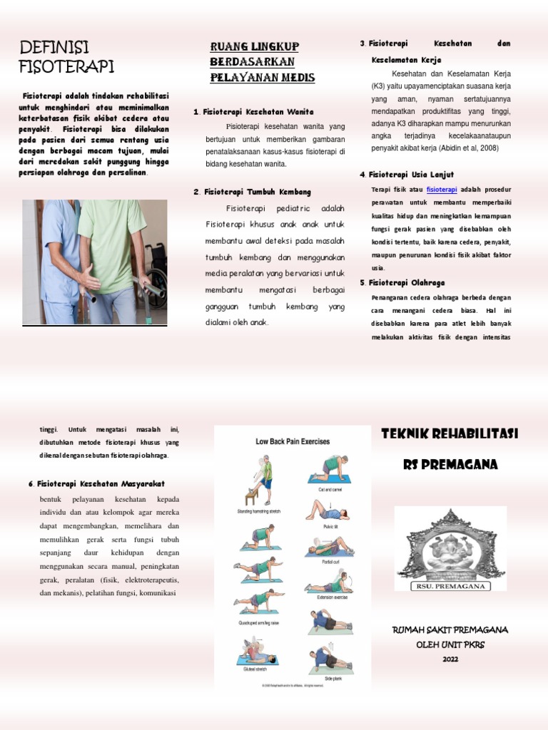 Panduan Lengkap Fisioterapi dan Layanannya | PDF | Kesehatan Holistik | Sains & Matematika