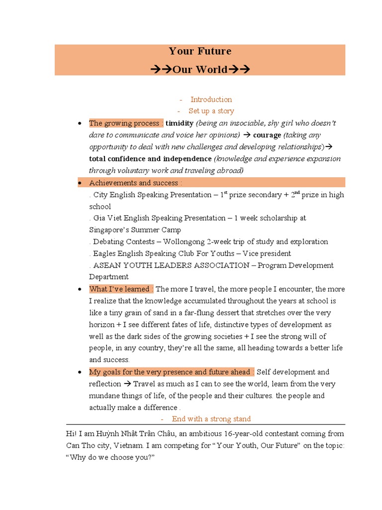 Your Future | PDF | Cognition | Communication