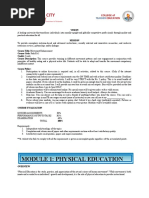 PATHFIT COURSE Description | PDF | Physical Fitness | Physical Education