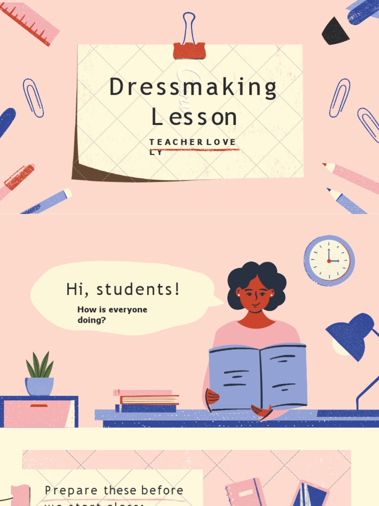 Dressmaking M1 | PDF | Seam (Sewing) | Scissors