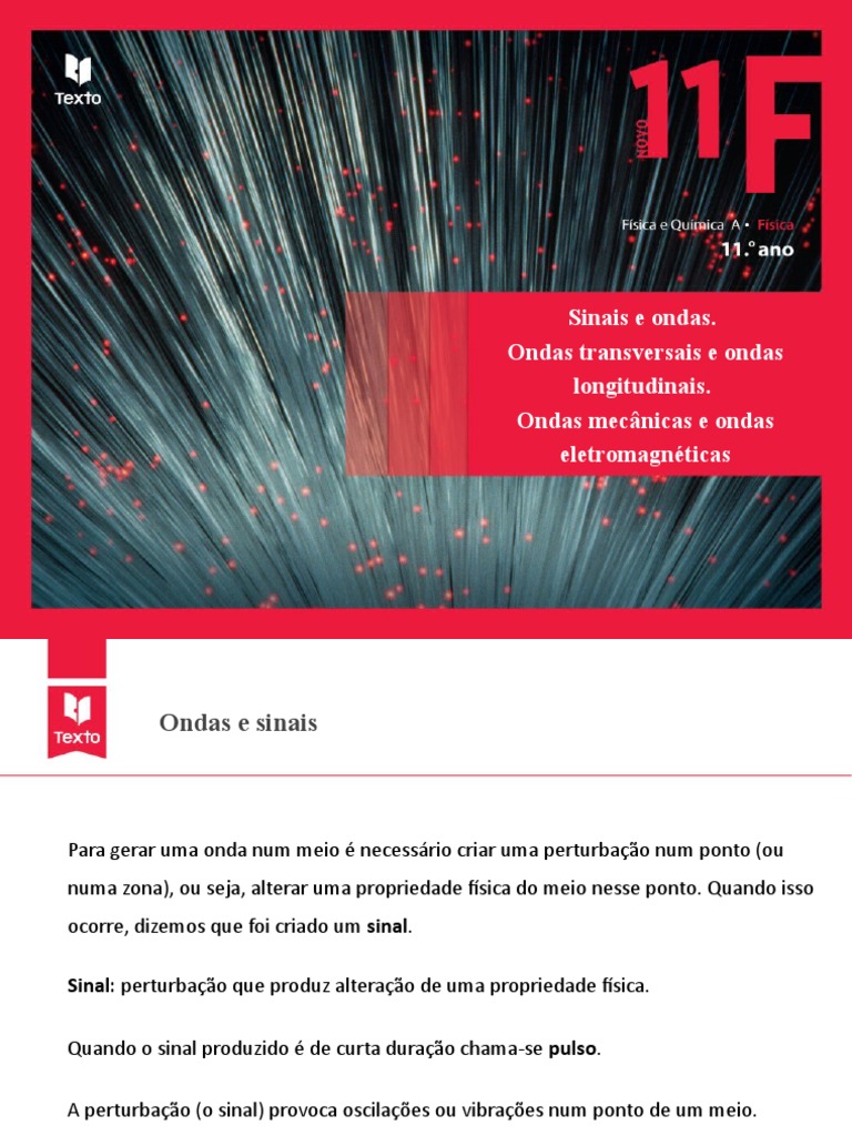 Sinais e Ondas. Ondas Transversais e Ondas Longitudinais. Ondas ...