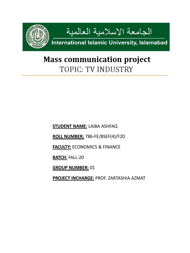 TV Industry Word Document Laiba Ashfaq ....... | PDF | Television ... TV Industry Word Document Laiba Ashfaq ....... | PDF | Television ...