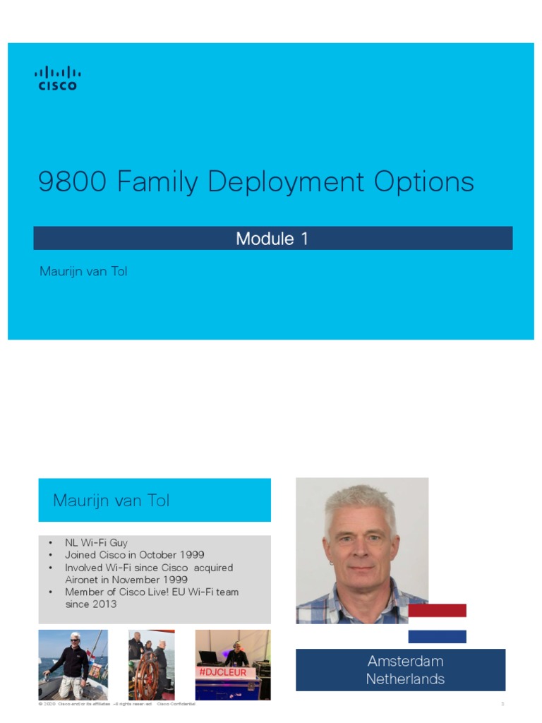 C9800 Module 1 9800 Family Deployment Options | PDF | Computer ...
