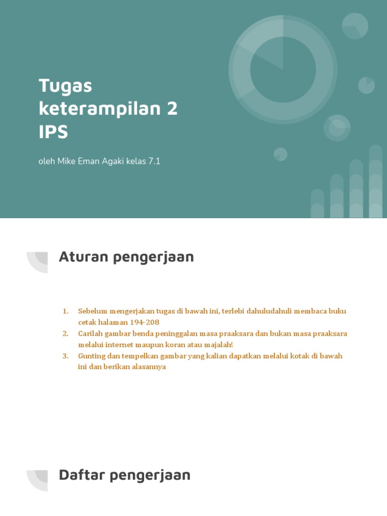 Salinan Dari Tugas Keterampilan 2 IPS | PDF | Sains & Matematika