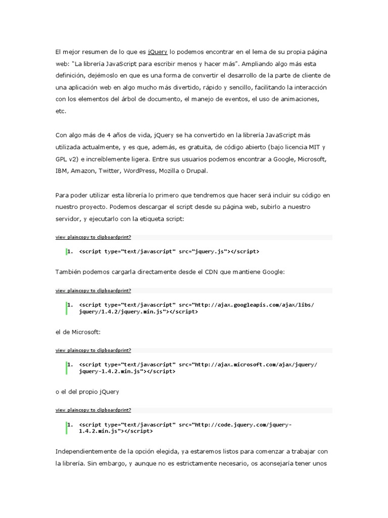 Tutorial J Query | PDF | J Query | Script Java