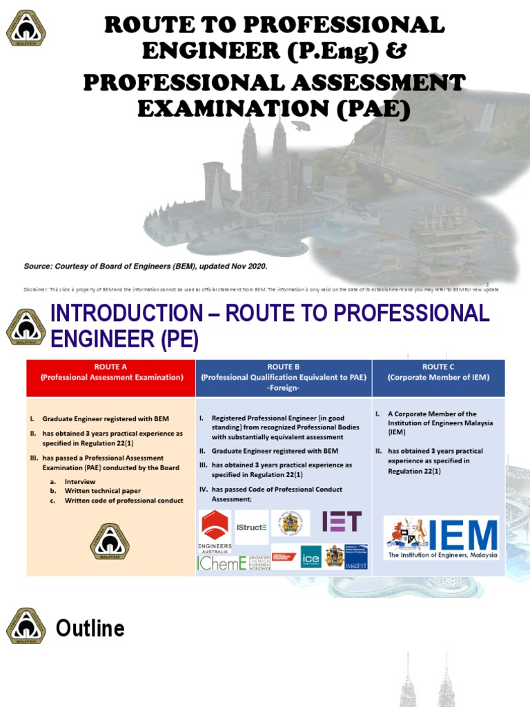 2c - ROUTE TO PE - Updated Nov 2020 | PDF | Engineer