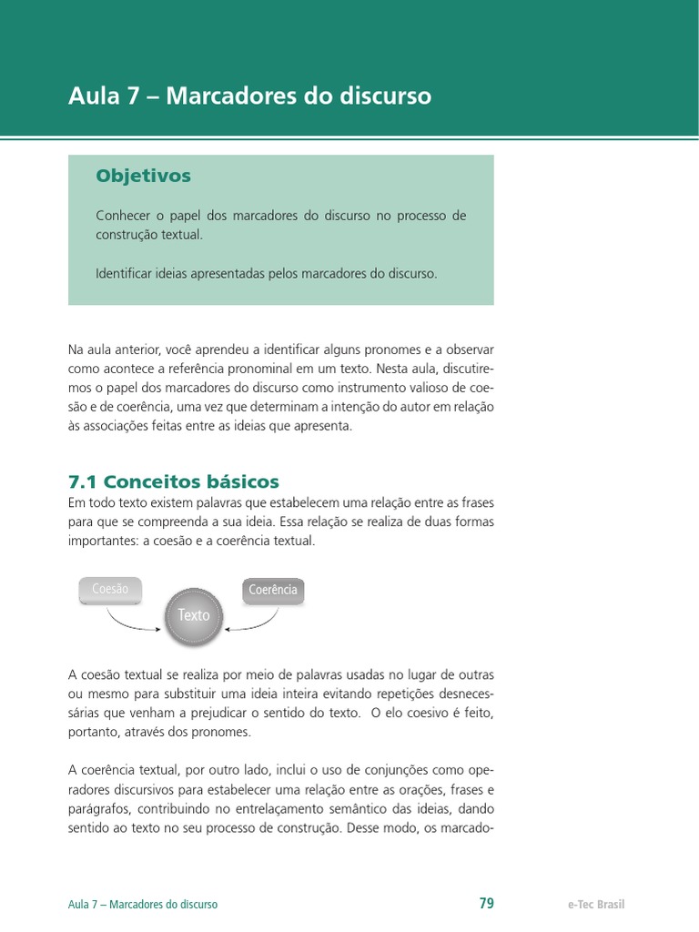 Marcadores Do Discurso | PDF | Discurso | Linguística