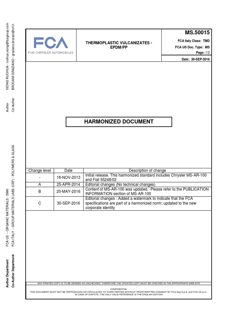 MS.50015 | PDF | Chrysler