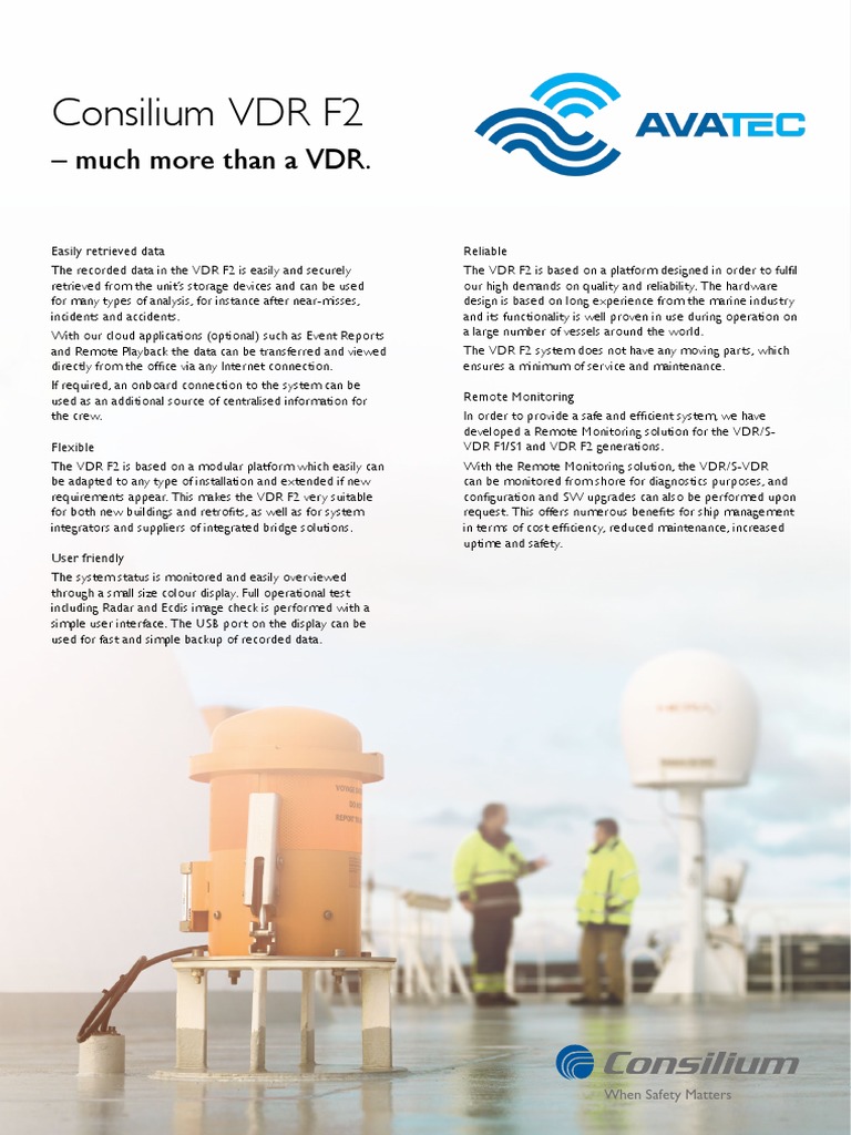 MP20022A01 Consilium VDR F2 Brochure1 | PDF | Computer Network | Microphone