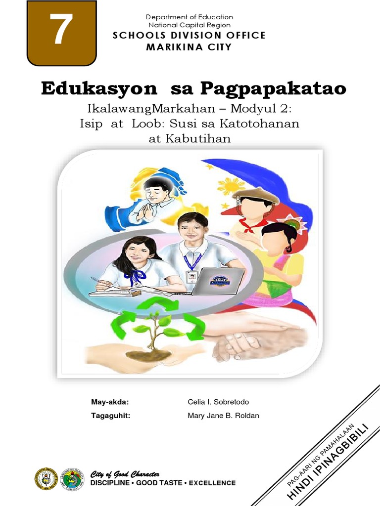 Revalidated - ESP 7 - Q2-MOD2 - Isip at Loob - Susi Sa Katotohanan at ...