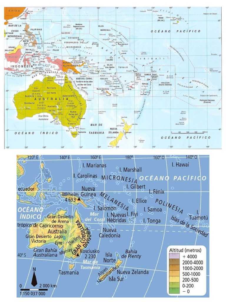 Mapas de Oceania | PDF