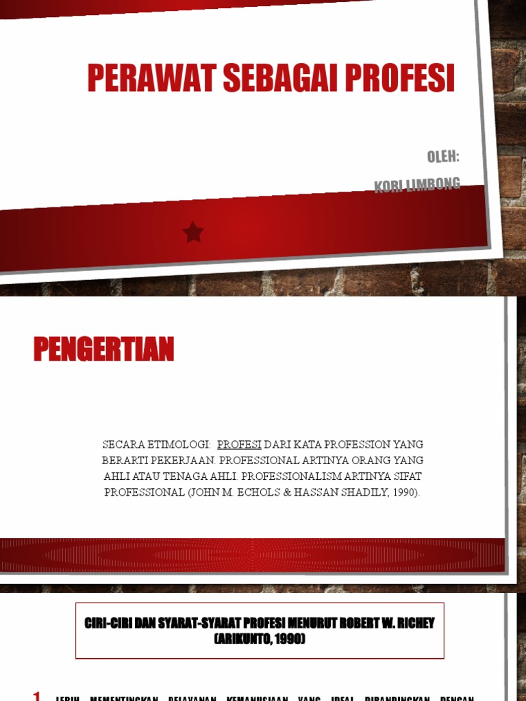 Perawat Sebagai Profesi | PDF