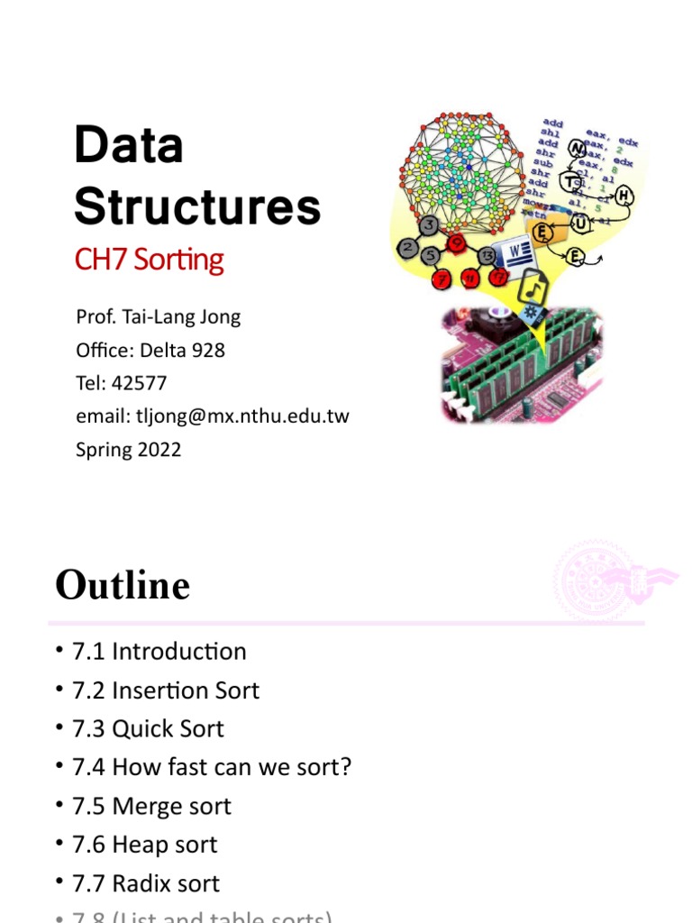 CH7 Sorting | Download Free PDF | Theoretical Computer Science | Arithmetic
