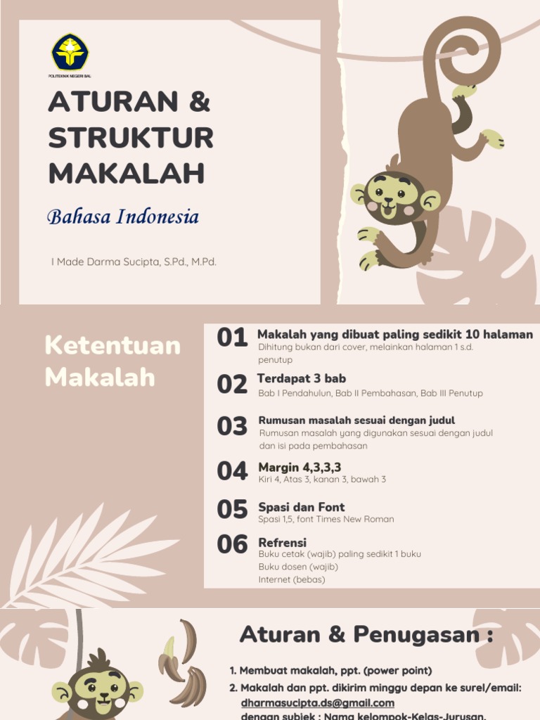 Aturan Dan Struktur Makalah | PDF