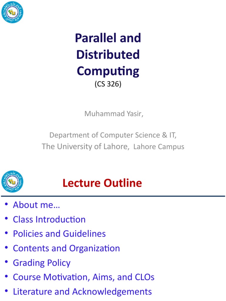 CS526 1 Intro | PDF | Parallel Computing | Computer Programming