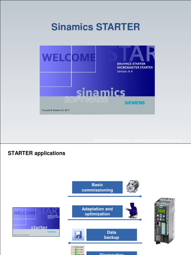 05 - Sinamics STARTER - en | PDF | Online And Offline | Personal Computers