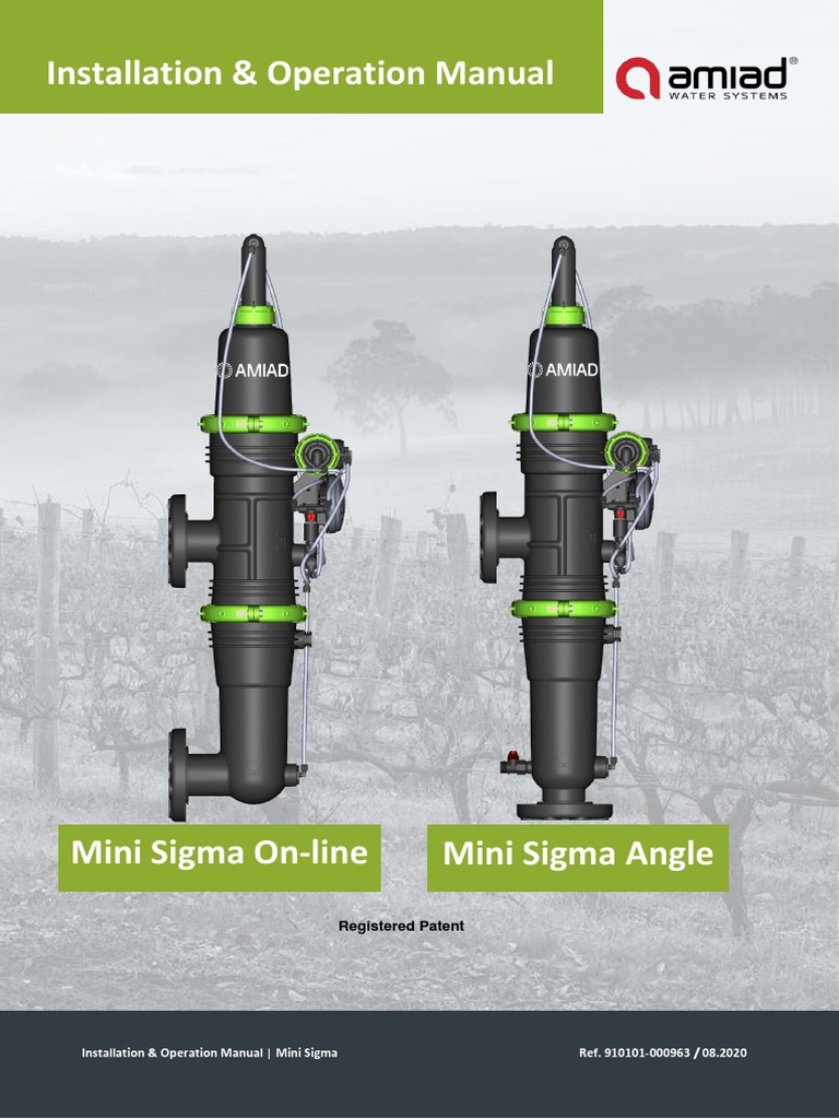 Mini Sigma IOM EN | PDF | Valve | Pipe (Fluid Conveyance)