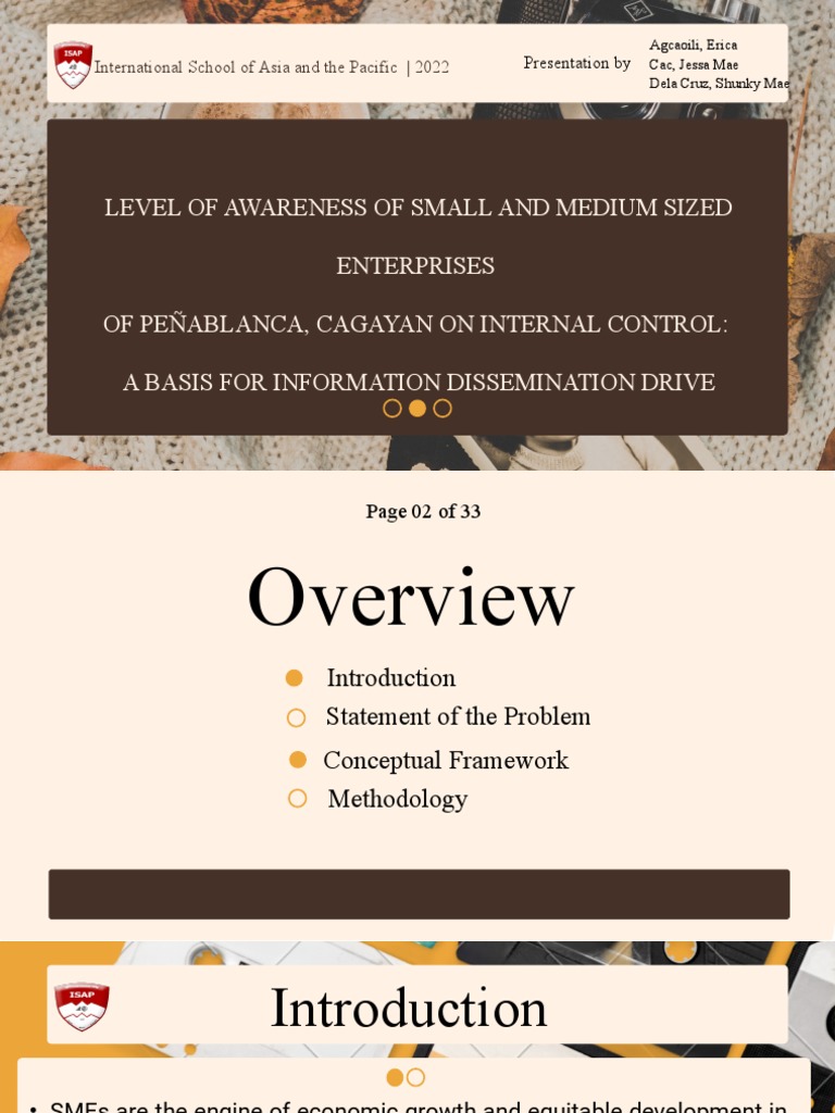 Research Capsule PPT Proposal - II | PDF | Internal Control | Risk