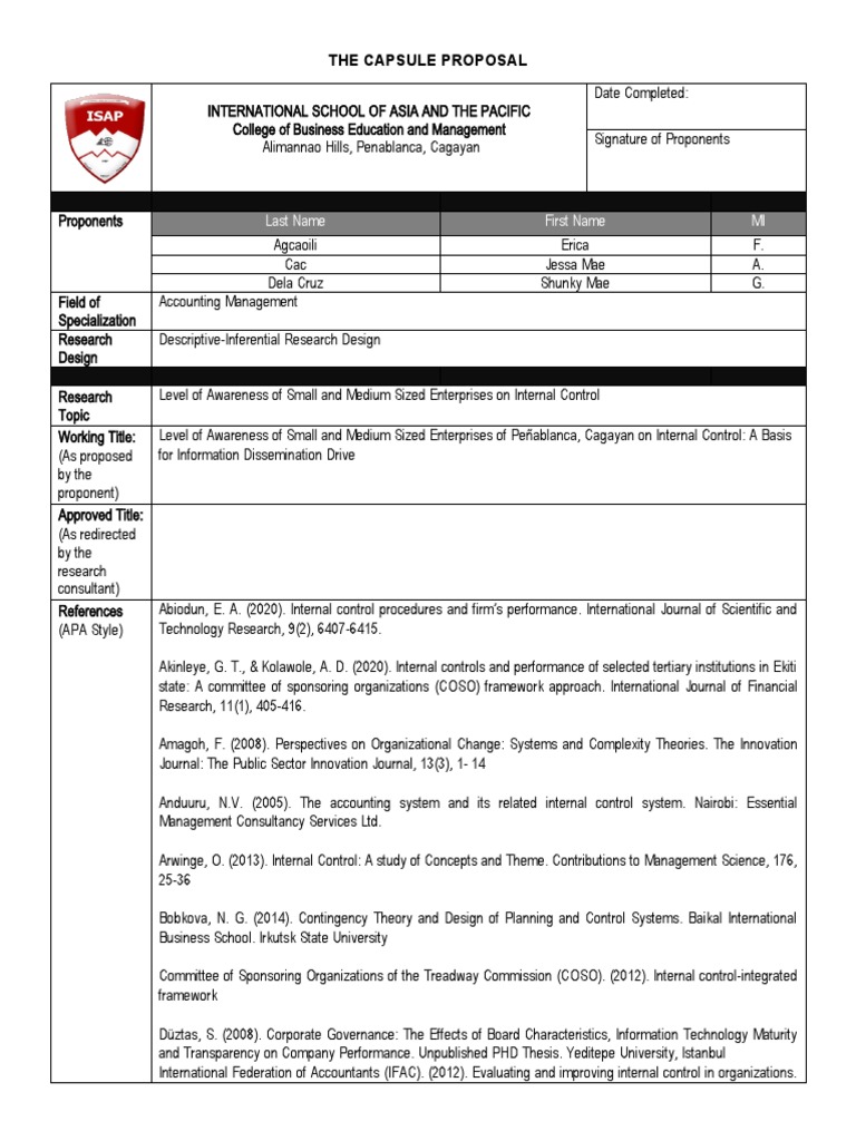 The Influencing Mechanism of Internal Control Its Impact On The ...