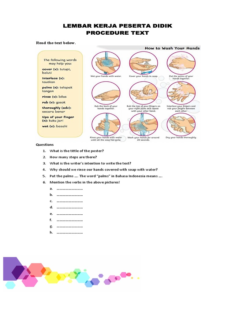 LKPD Procedure Text 1 | PDF