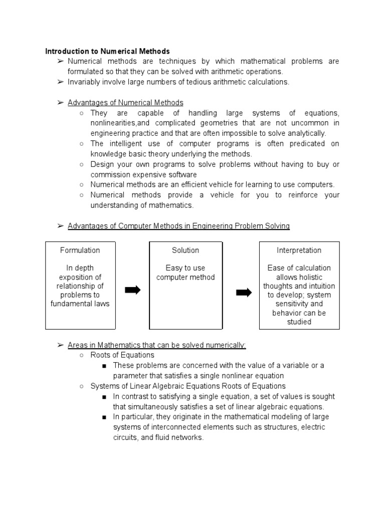 Numerical Methods in Engineering | PDF | Equations | Numerical Analysis