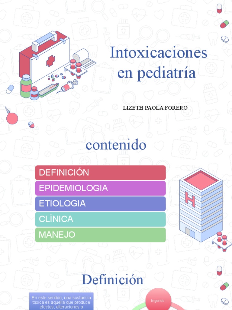Intoxicaciones Mas Comunes en Pediatría | PDF | Veneno | Agua