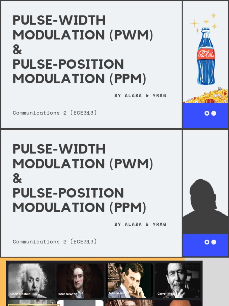 Pwm And Ppm Pdf Modulation Electronic Engineering
