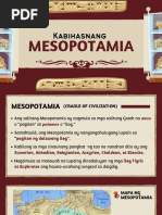 Ambag NG Kabihasnang Mesopotamia, Indus at Tsino | PDF