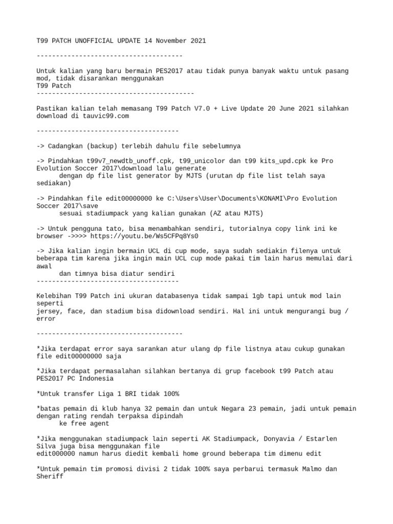 Penting !!! Read Me | PDF